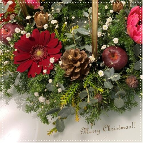 【フラワーアレンジ】12月・クリスマス | Cherie*note