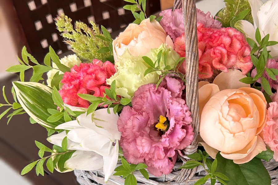 【フラワーアレンジ】8月・トルコキキョウ | Cherie*note